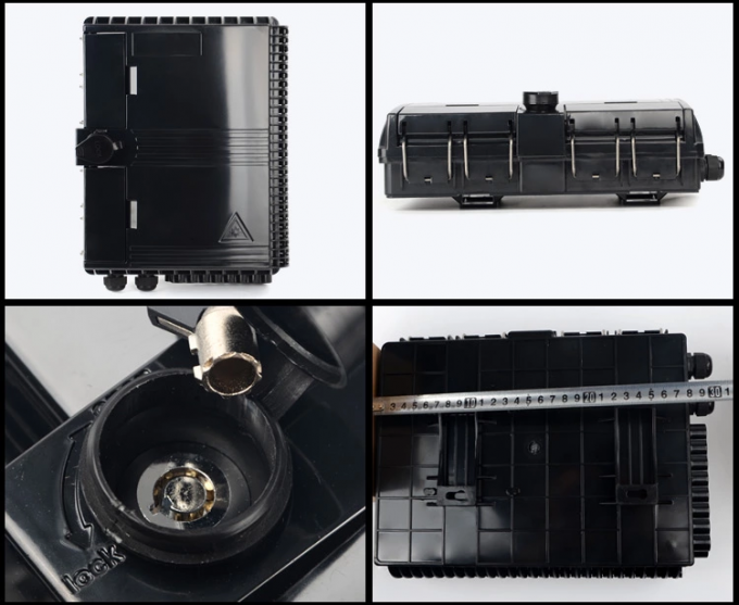 Waterproof ODB Fiber Optic Distribution Box , FTTH 8 Core Fiber Optic ...