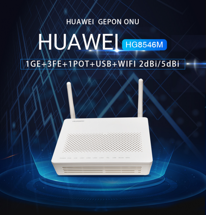 EchoLife HG8546M Huawei Onu Gpon 4 Port Ge Wifi High Performance