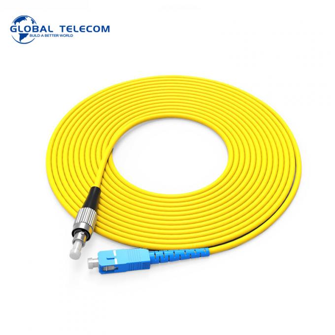 UPC FC To SC Fiber Patch Cord Single Mode Ceramic Ferrule