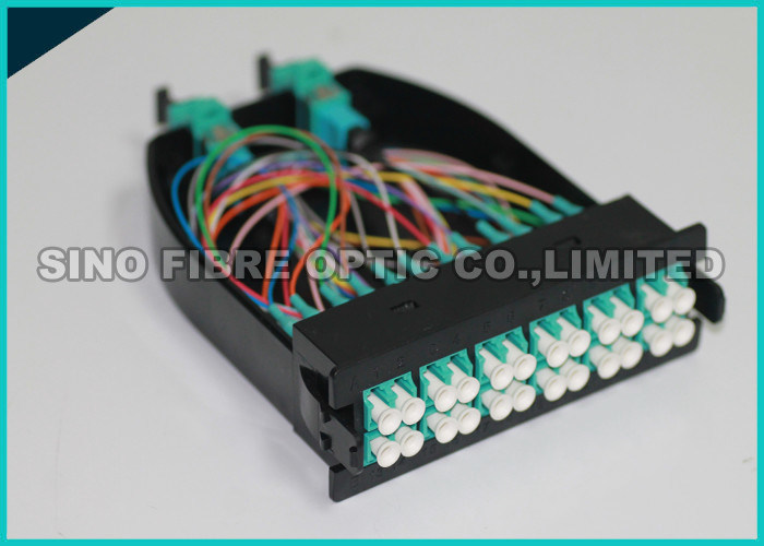 High Density MTP - LC Fiber Optic Cassette Multimode 12 Array OM3 - 300 ...