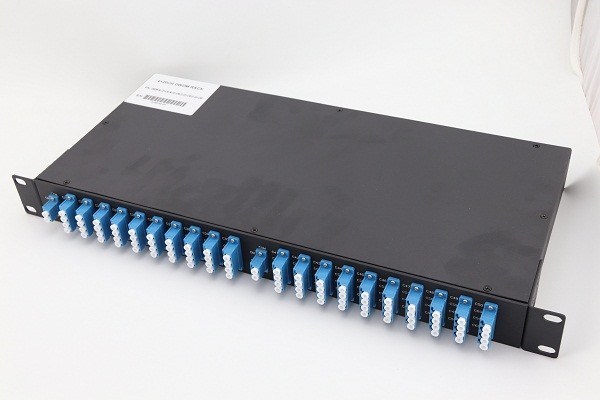 40Ch 100G MUX/DEMUX DWDM 1U Rack Mount with LC/UPC Connectors