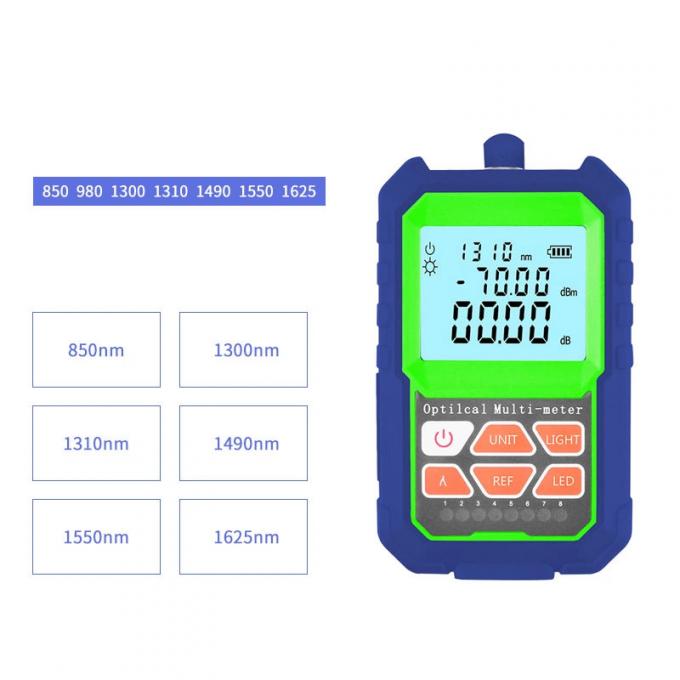 6 Wavelengths Mini Optical Power Meter With Vfl RJ45 Tester