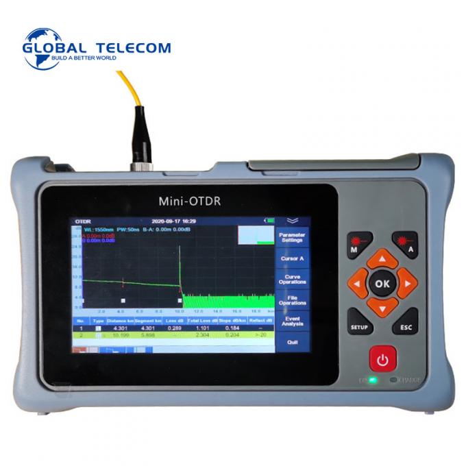 mini 60km OTDR Testing Machine , 10W Fiber OTDR Testing Equipment